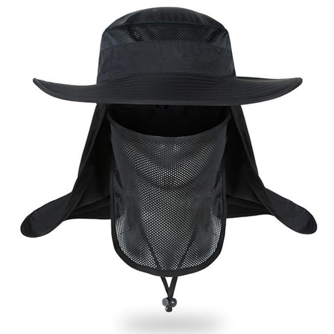 GUSTAVE® Wide Brim Summer Hat with Detachable Neck Flap – Link Store