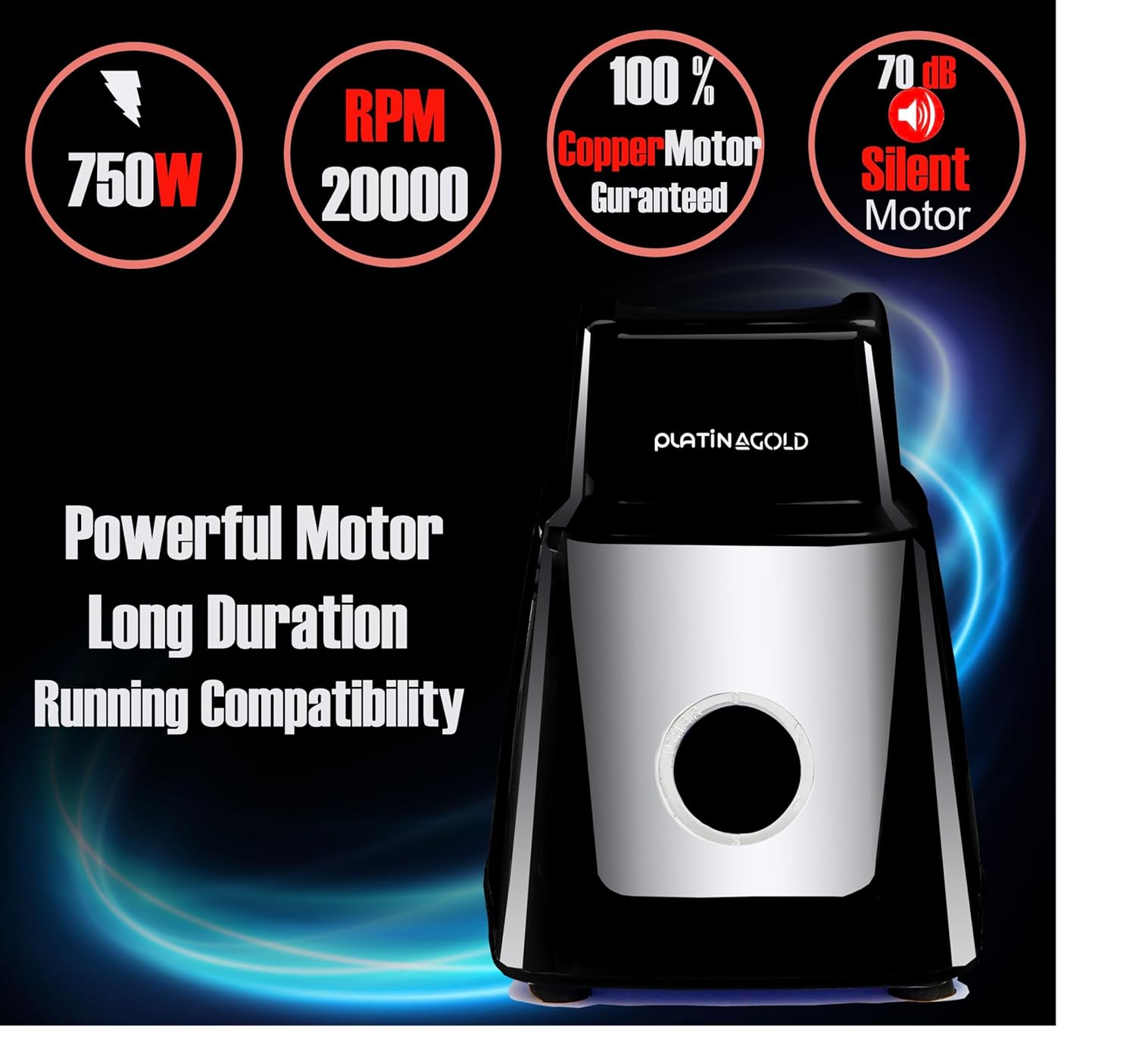 Platinagold Silent Mixer Grinder – Link Store