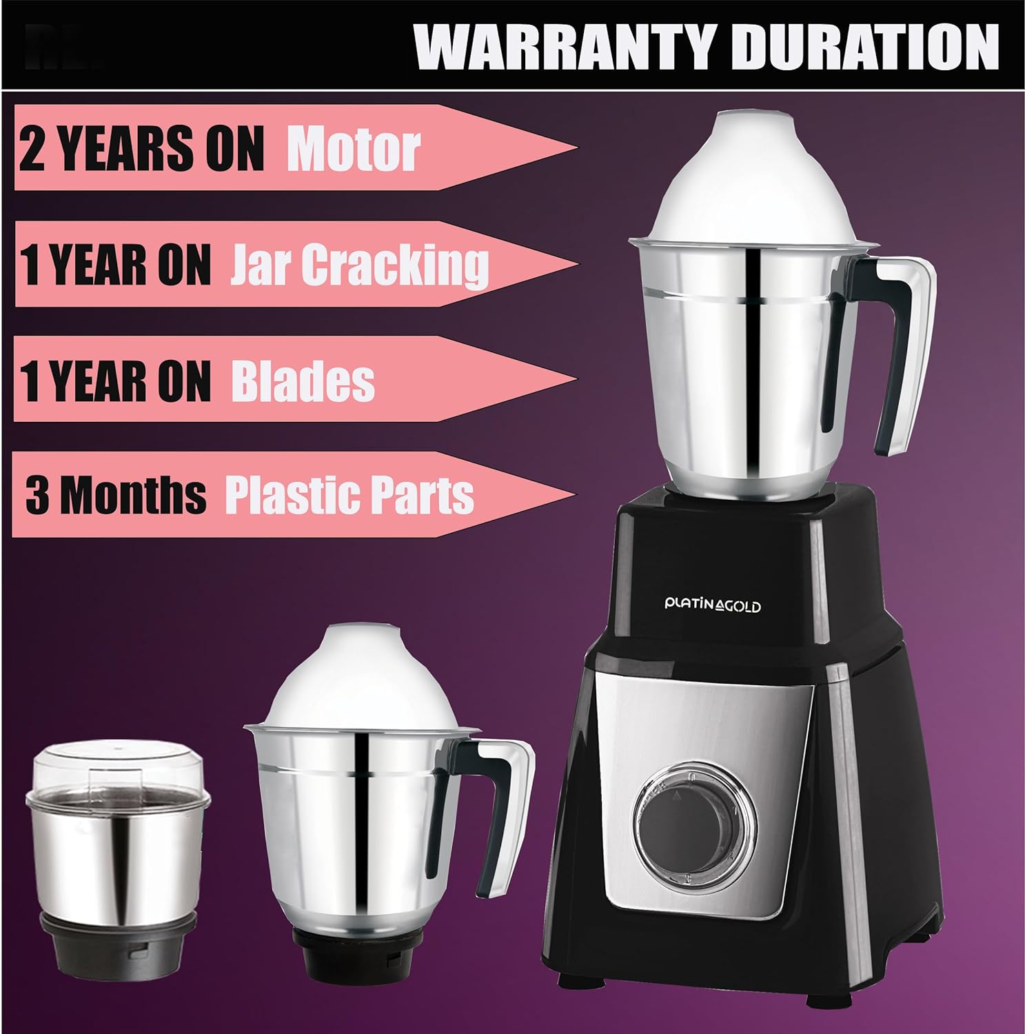 Platinagold Silent Mixer Grinder – Link Store