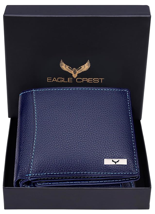 Eagle Crest Oslo Blue Leather Wallet – Link Store